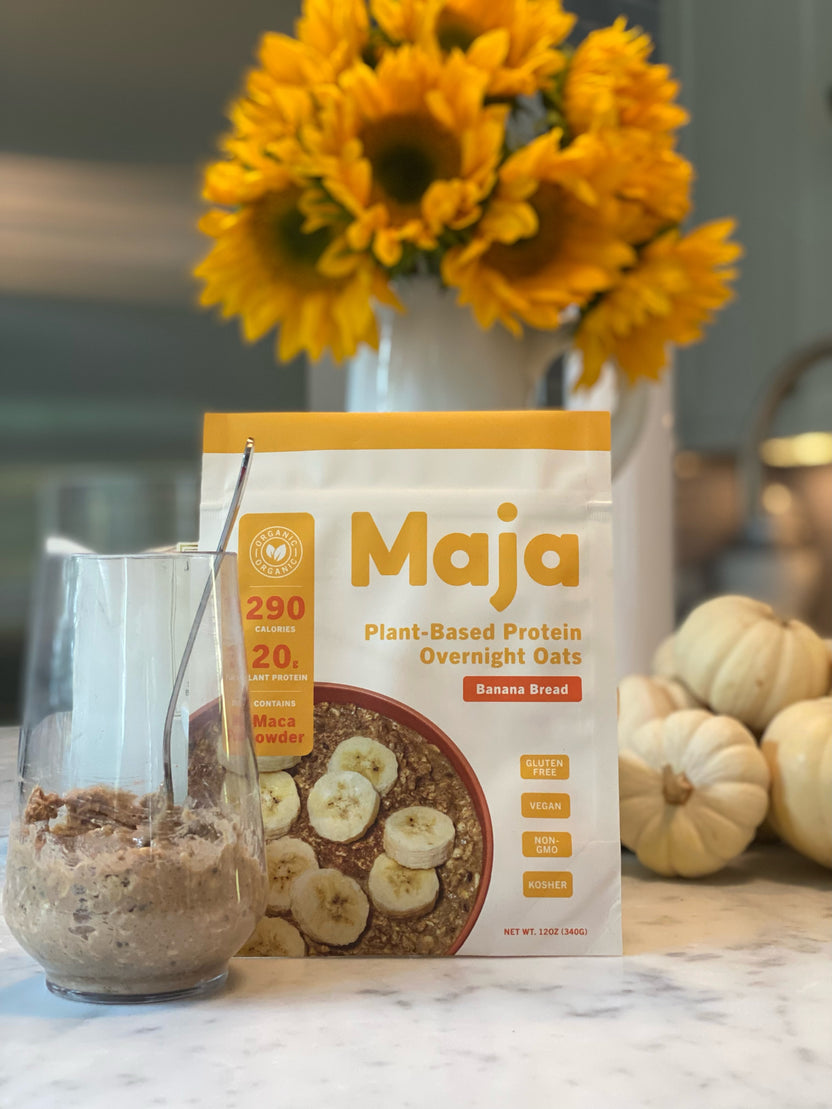 Chocolate + Coconut Overnight Oats | Single Serve Pouch | Maja