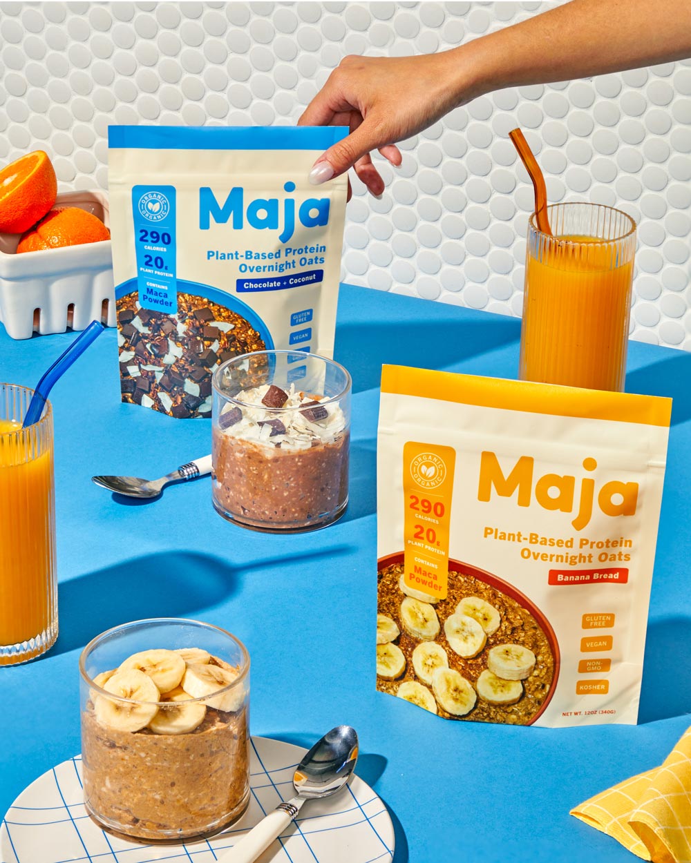 Vegan Baking Mixes & Overnight Oats | Maja